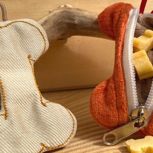 Embroidery File Bone Bag for 4x4'' Hoop With Zipper, in the Hoop Junior ...