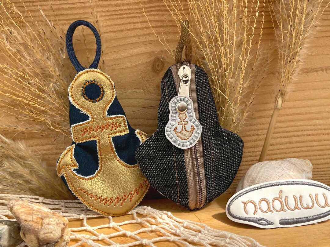 Embroidery File Anchor Bag 4x4'' in the Hoop Embroidery Design Maritime ...