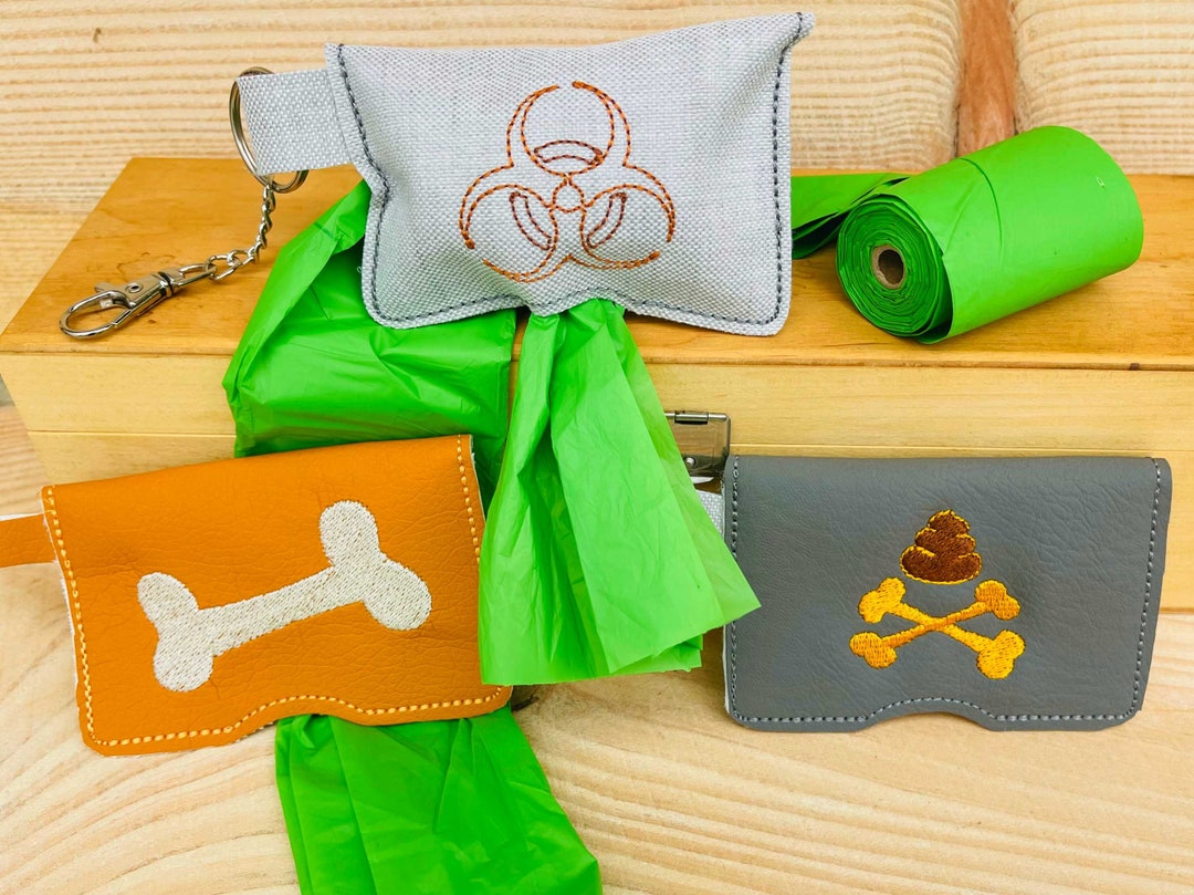 Embroidery File Stinky Bag Dispenser in the Hoop, ITH Dog Poop Bag ...