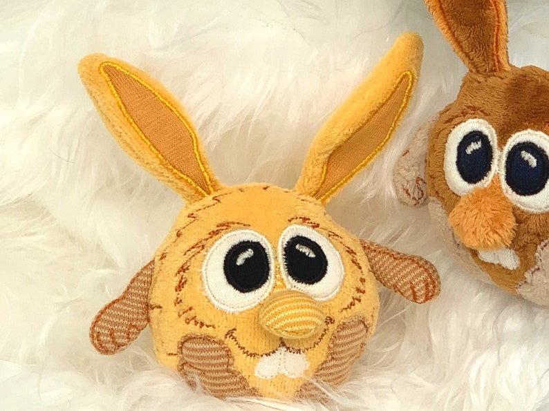 Embroidery File Bunny Troll in the Hoop 4x4 Hoop Cuddly Toy Embroidery ...