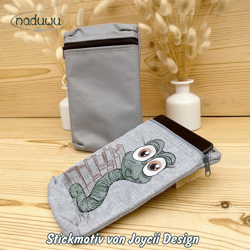 Embroidery File Bag 5.9x9 for Ebooks, Large Mobile Phones and Small ...