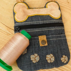 In the Hoop Zipper Bag 5x7'' With Slip Pocket & Patch Pocket, ITH ...