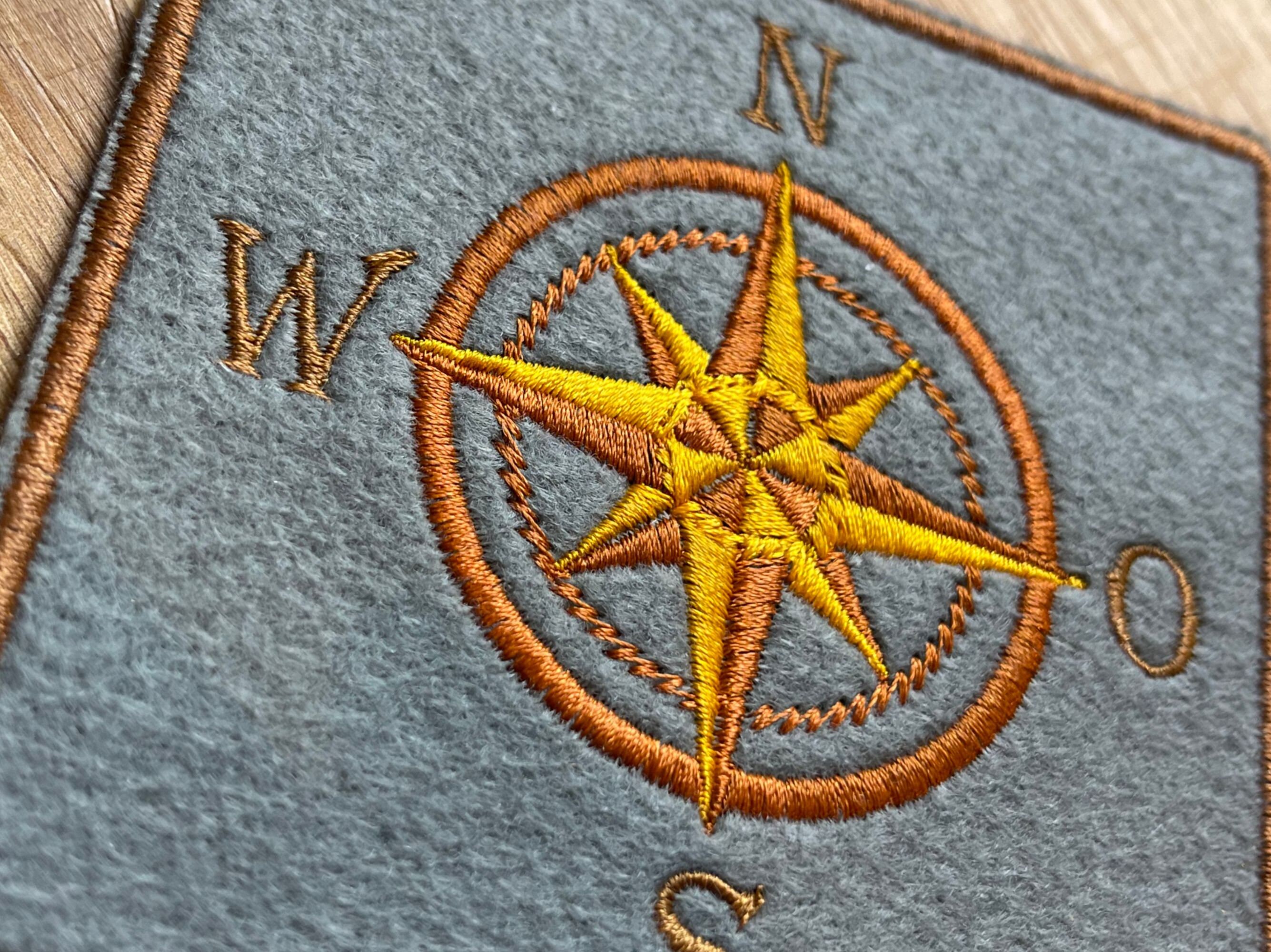 Embroidery File Compass Wind Rose, Embroidery File, 3 Sizes, Instant ...