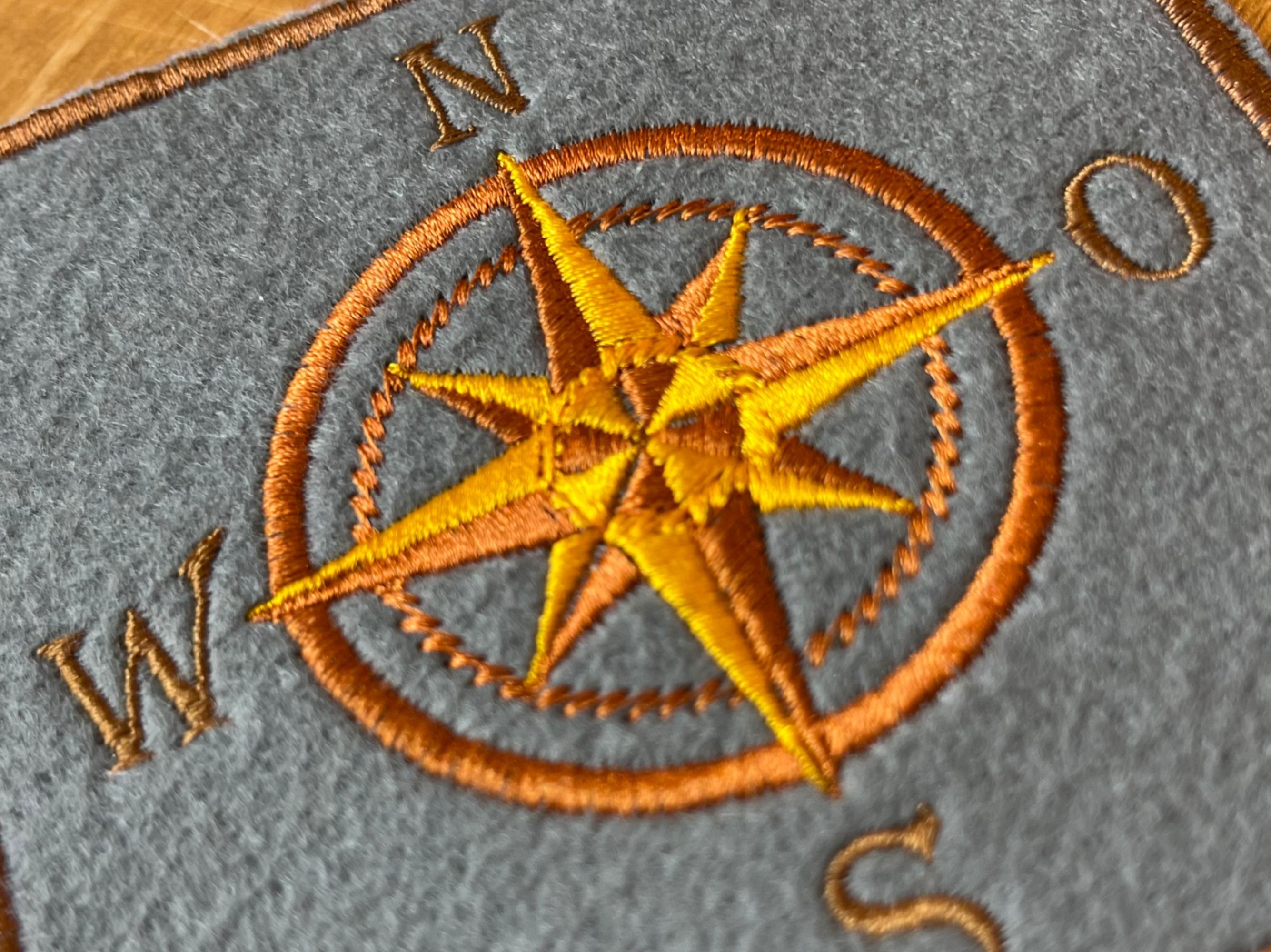 Embroidery File Compass Wind Rose, Embroidery File, 3 Sizes, Instant ...