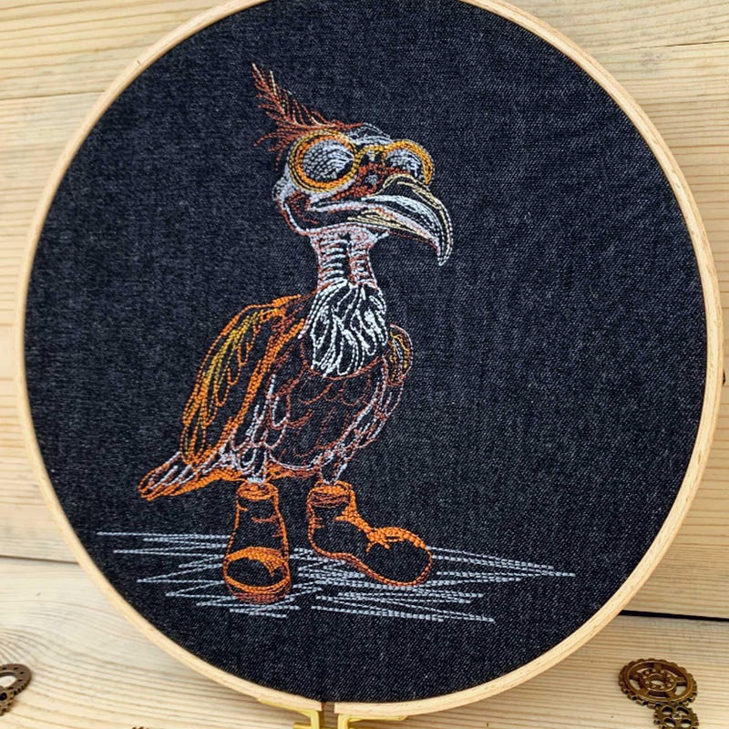 Steampunk Embroidery - Etsy