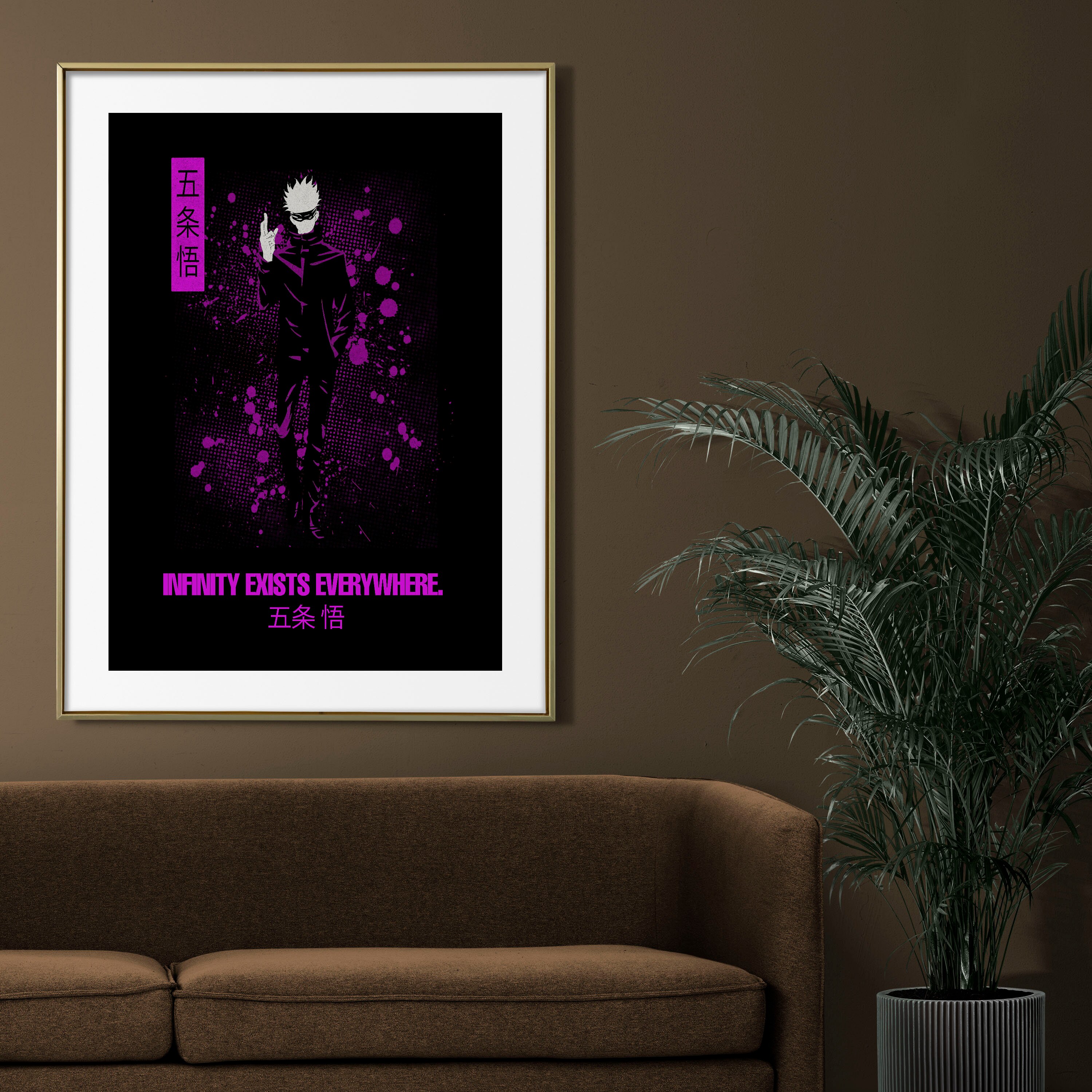 Infinity Exists Everywhere _ Anime Manga Poster _ Minimalist Anime ...