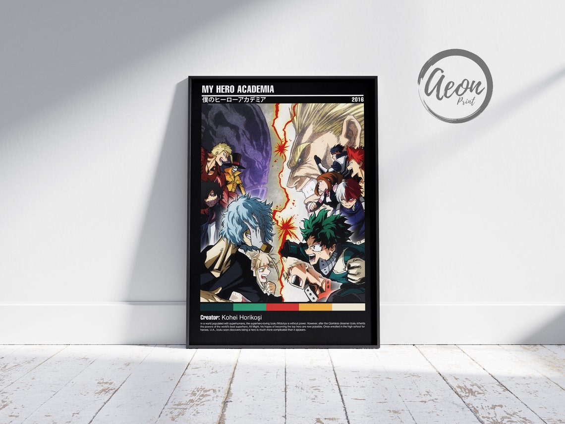 Anime Manga Poster _ Minimalist Anime Poster _ Minimalist Poster ...