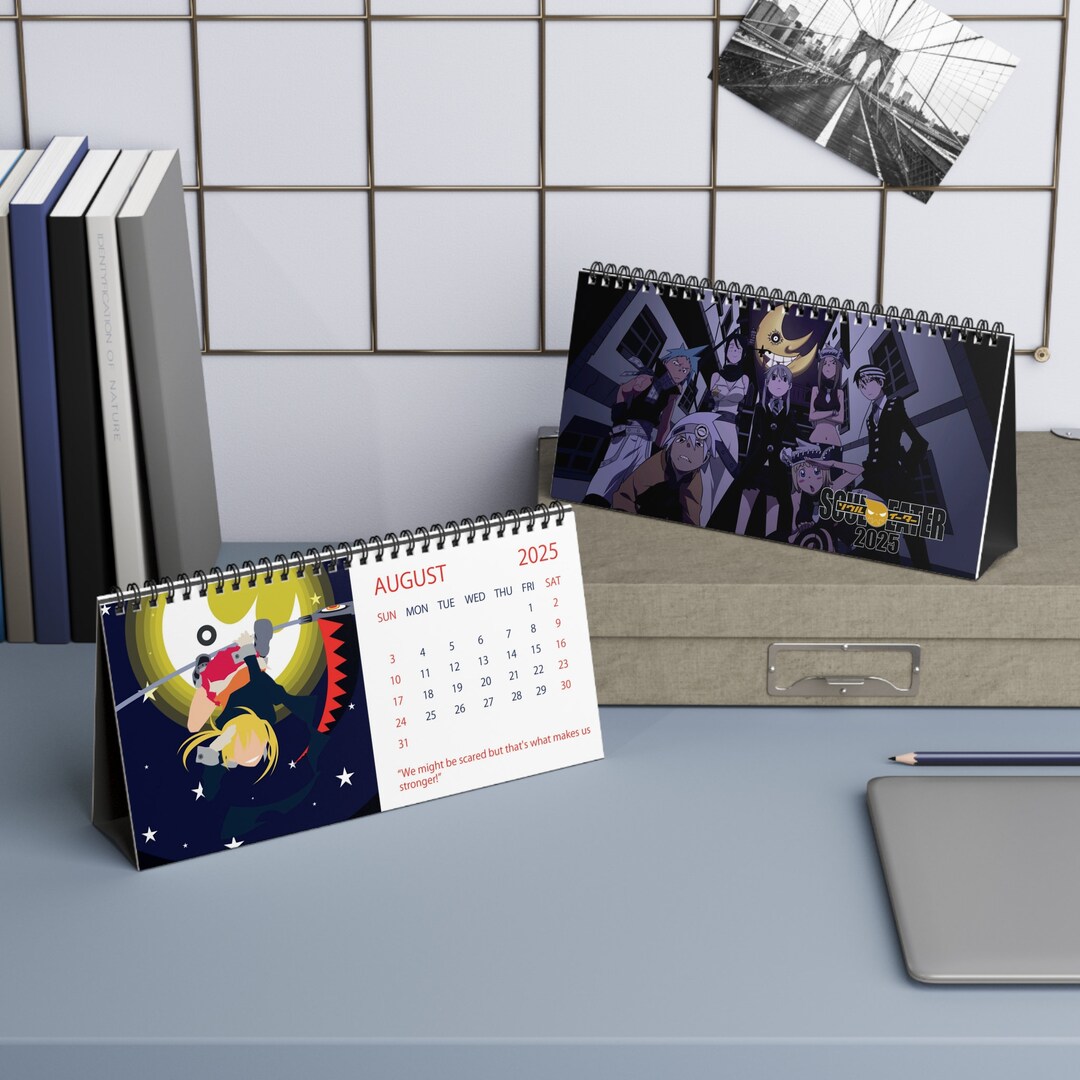 2025 Anime Desk Calendar | 2025 Desk Calendar | Anime | 2025 Calendar ...