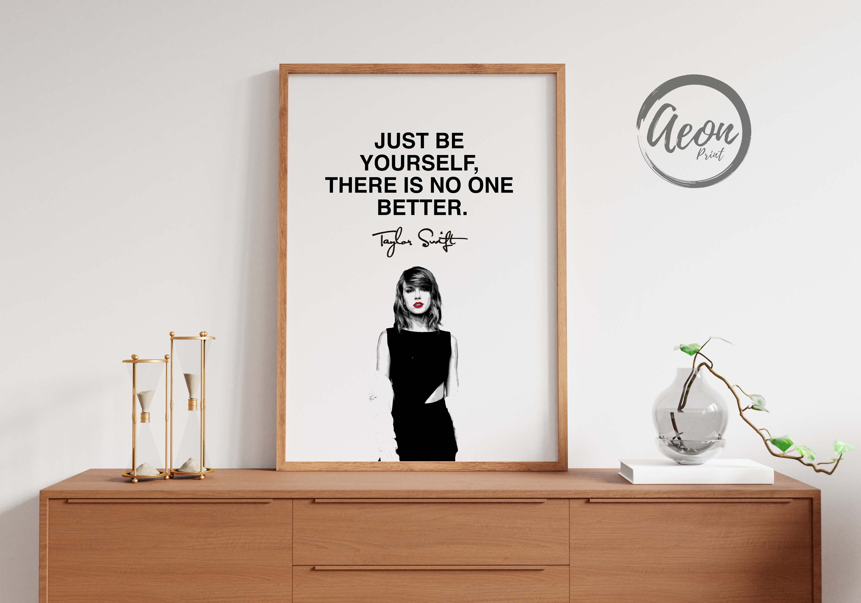Just Be Yourself Poster _ Wall Art Printing _ Custom Poster _ Wall ...