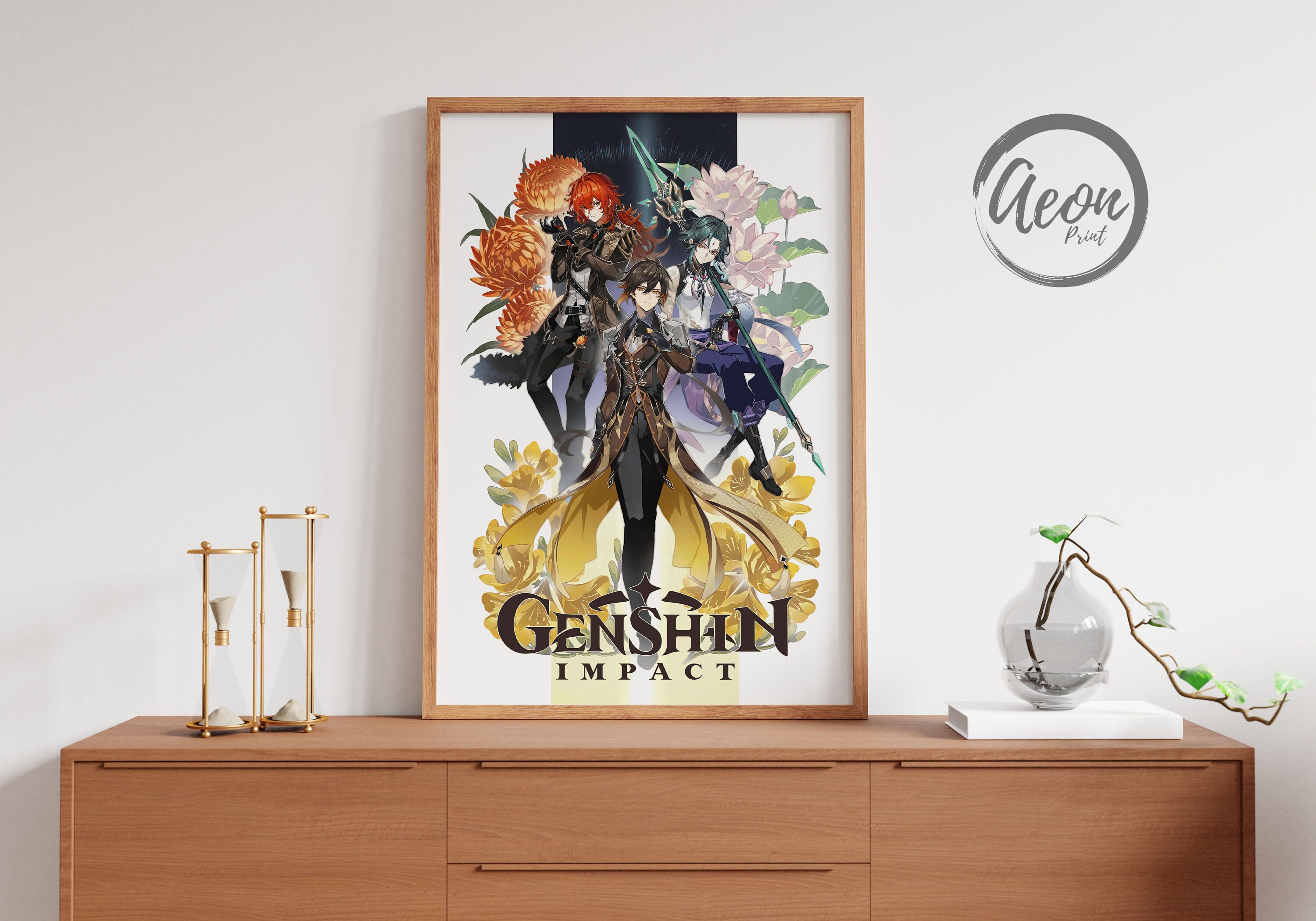 Anime Manga Video Game Poster _ Minimalist Anime Poster _ Minimalist ...