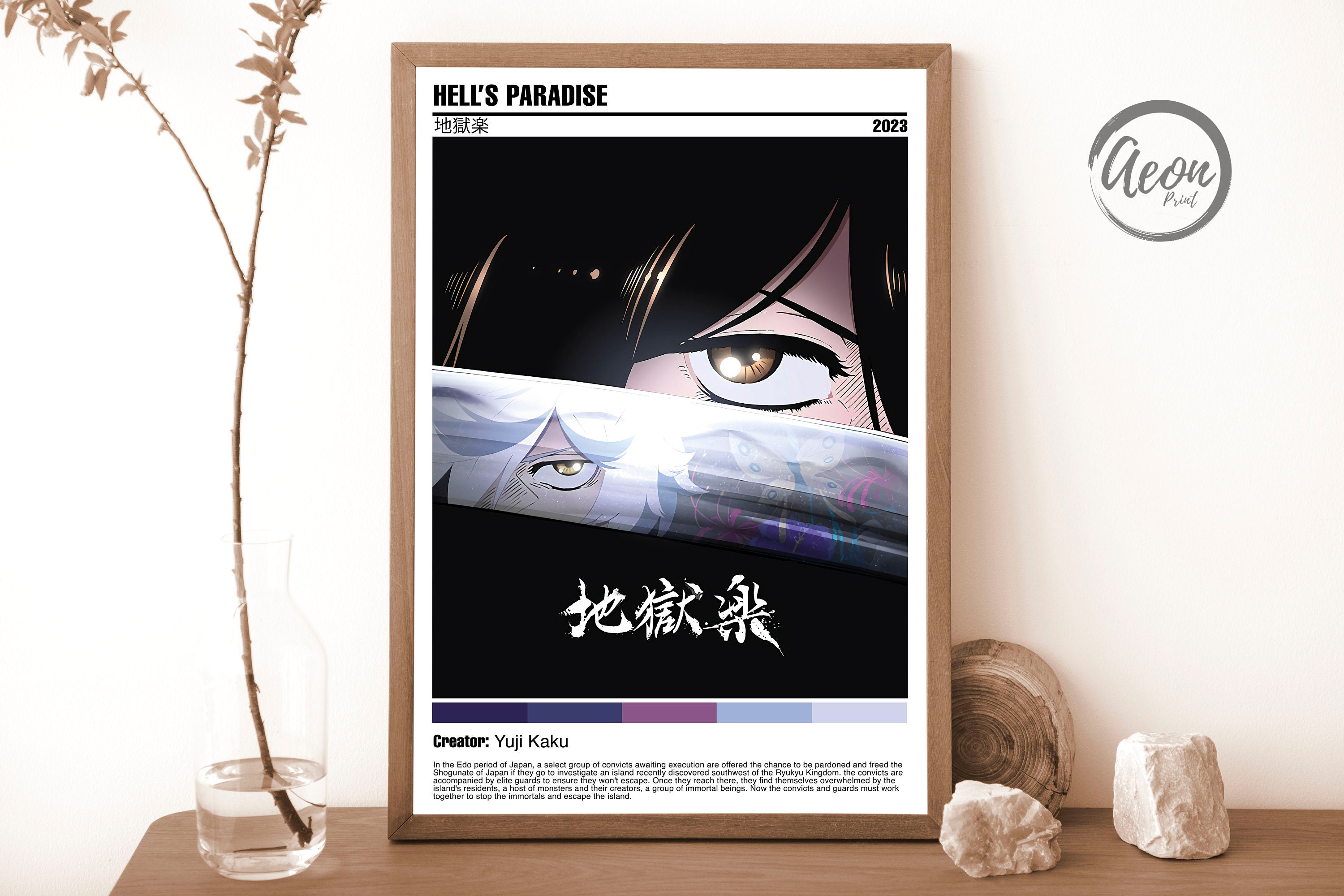 Anime Manga Poster _ Minimalist Anime Poster _ Minimalist - Etsy