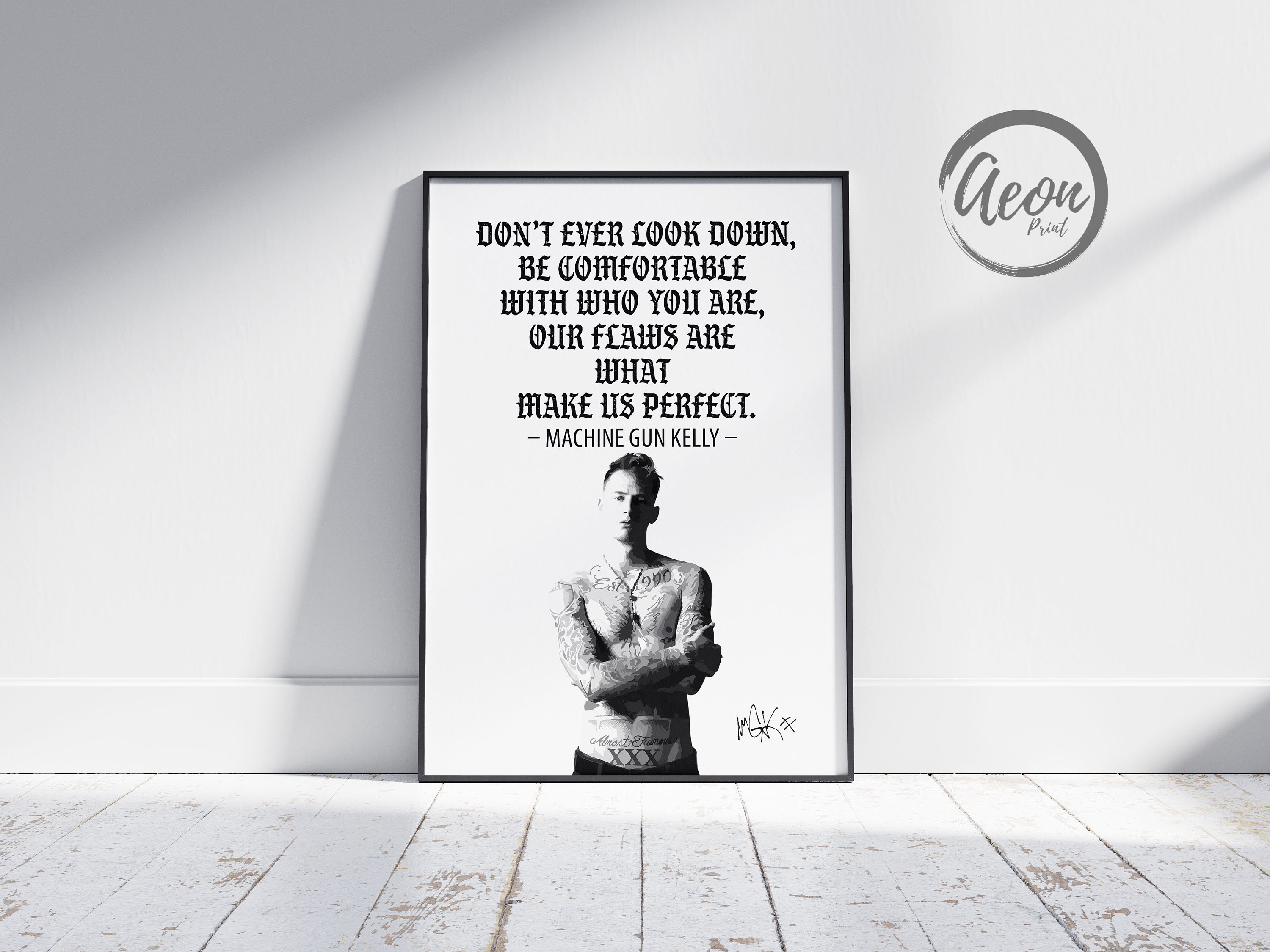 MGK Quote _ Wall Art Printing _ Custom Poster _ Wall Decor _ Printable ...