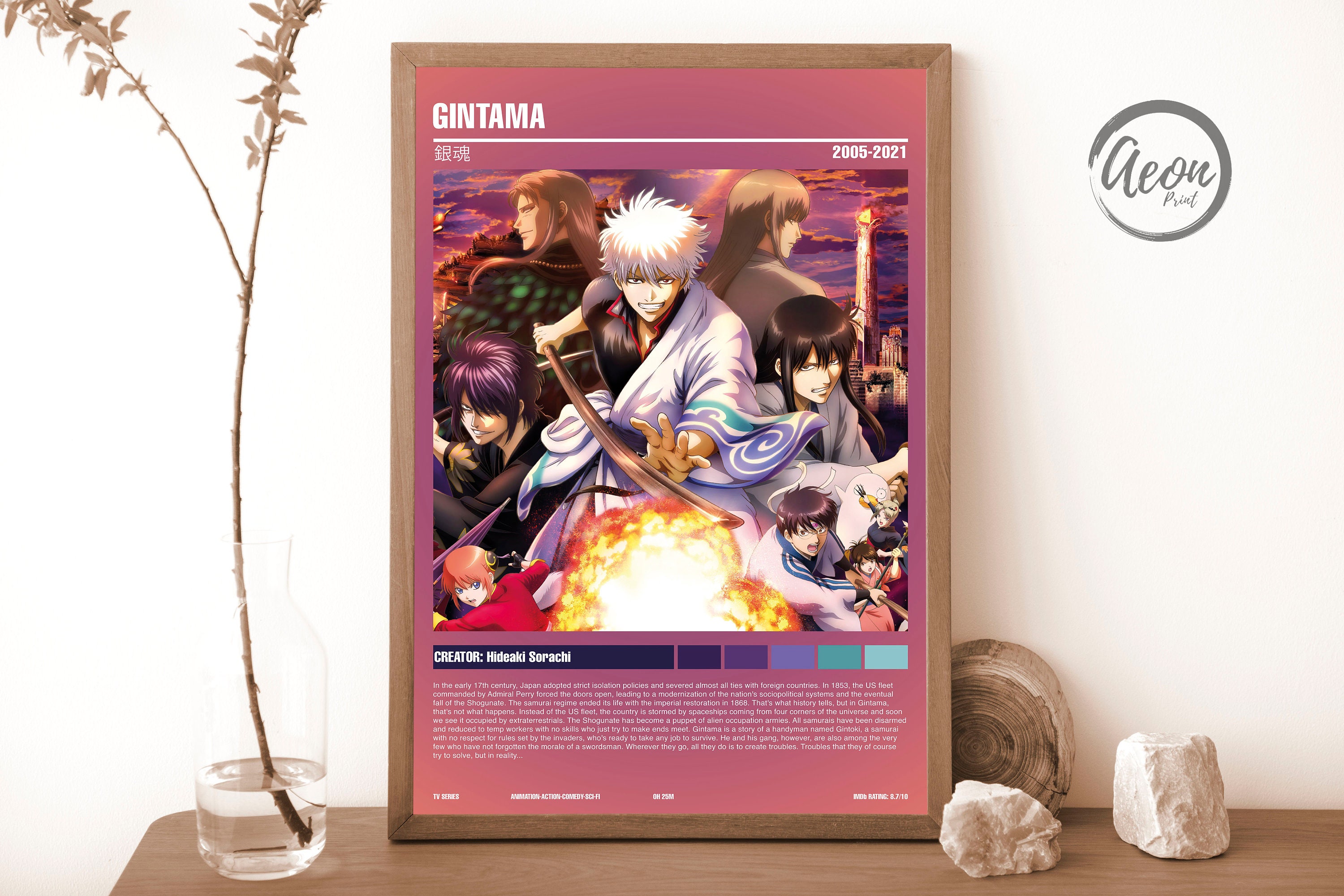 Anime Manga Poster _ Minimalist Anime Poster _ Minimalist Poster ...