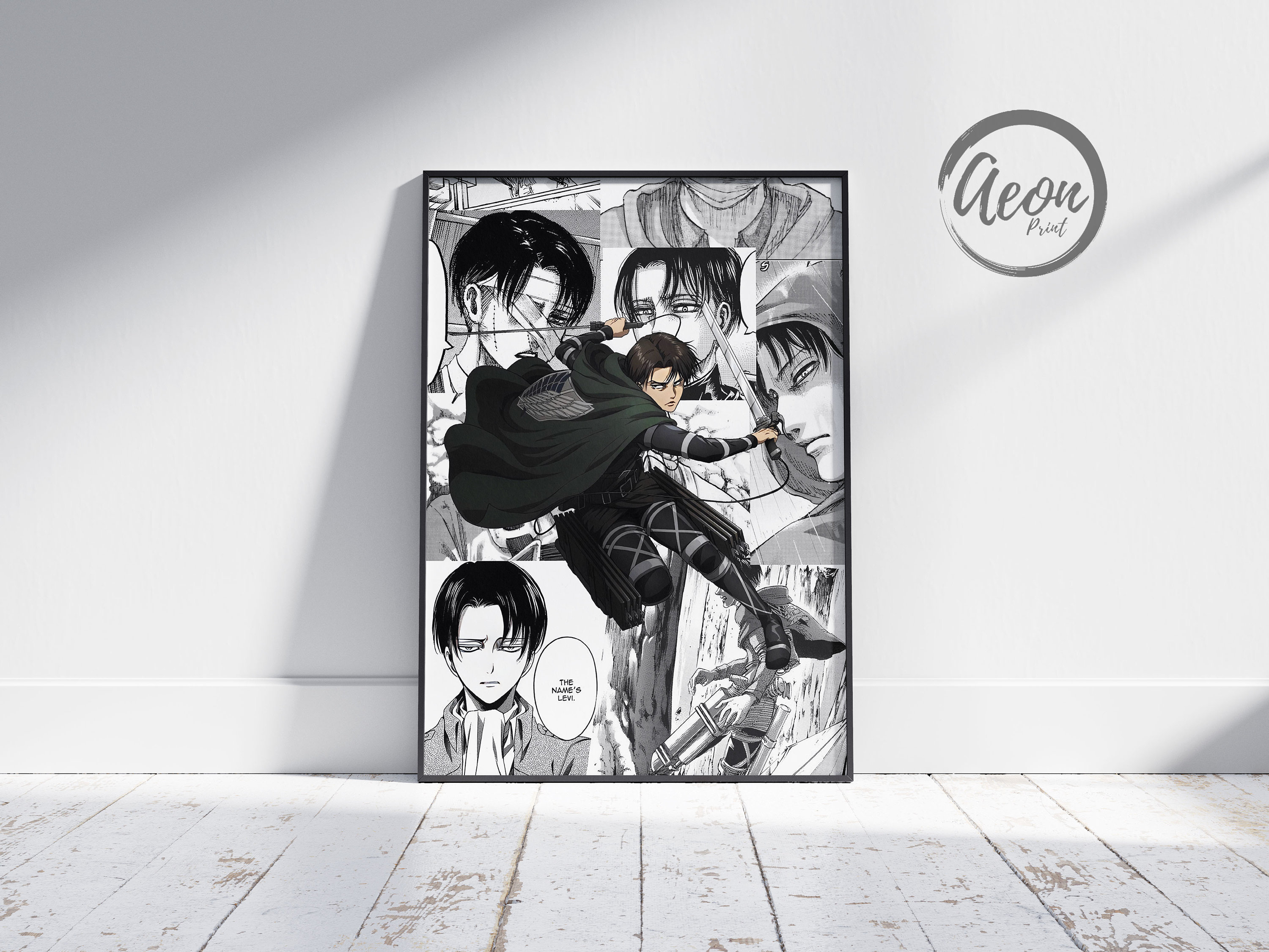 Anime Manga Character Poster _ Minimalist Anime Poster _ Minimalist ...