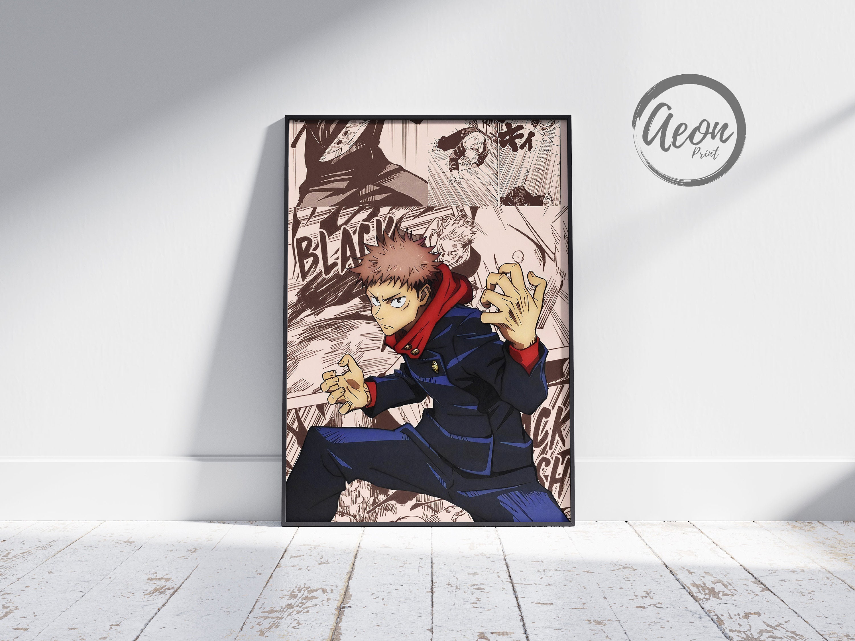 Anime Manga Character Poster _ Minimalist Anime Poster _ Minimalist ...
