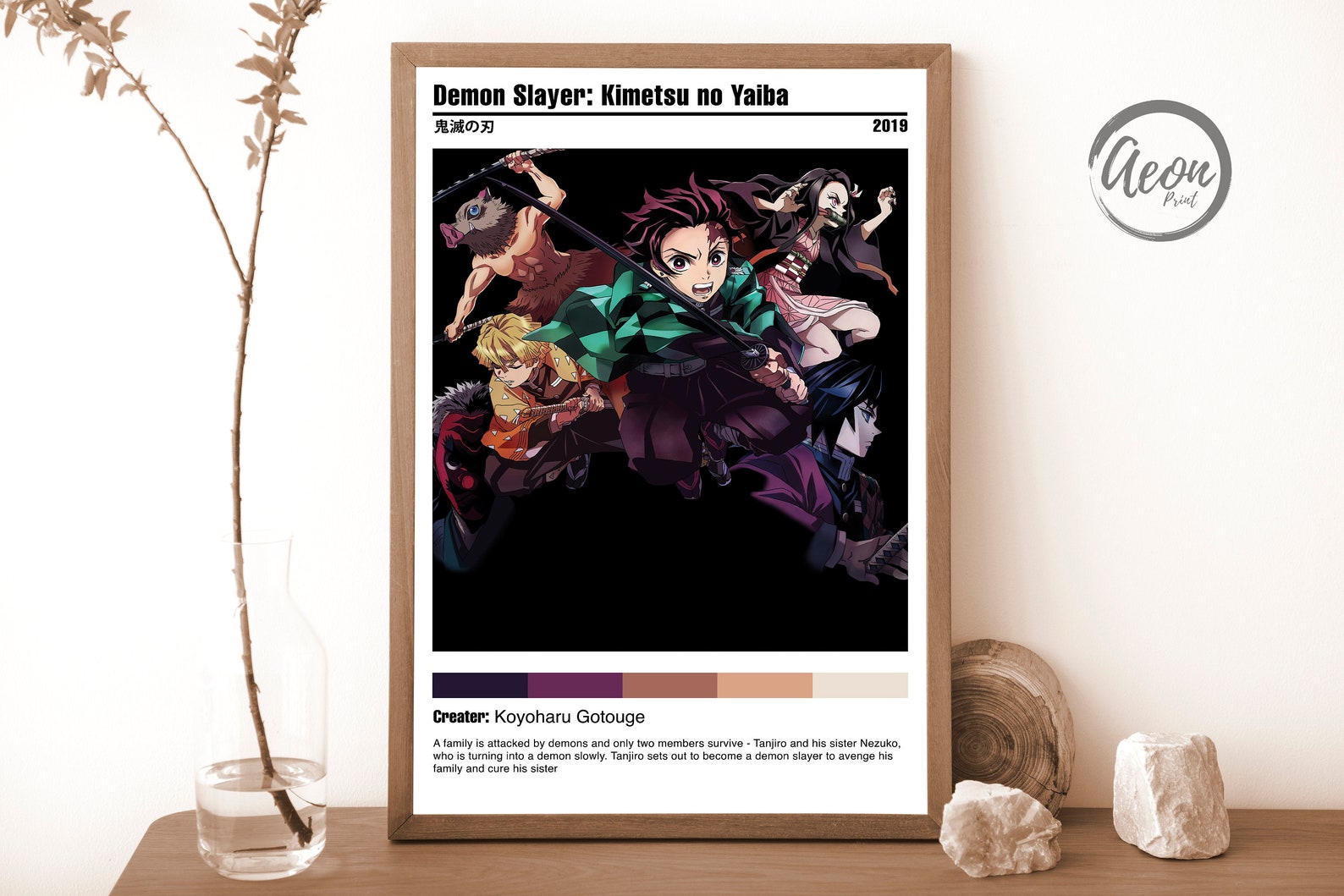 Anime Manga Poster _ Minimalist Anime Poster _ Minimalist Poster ...