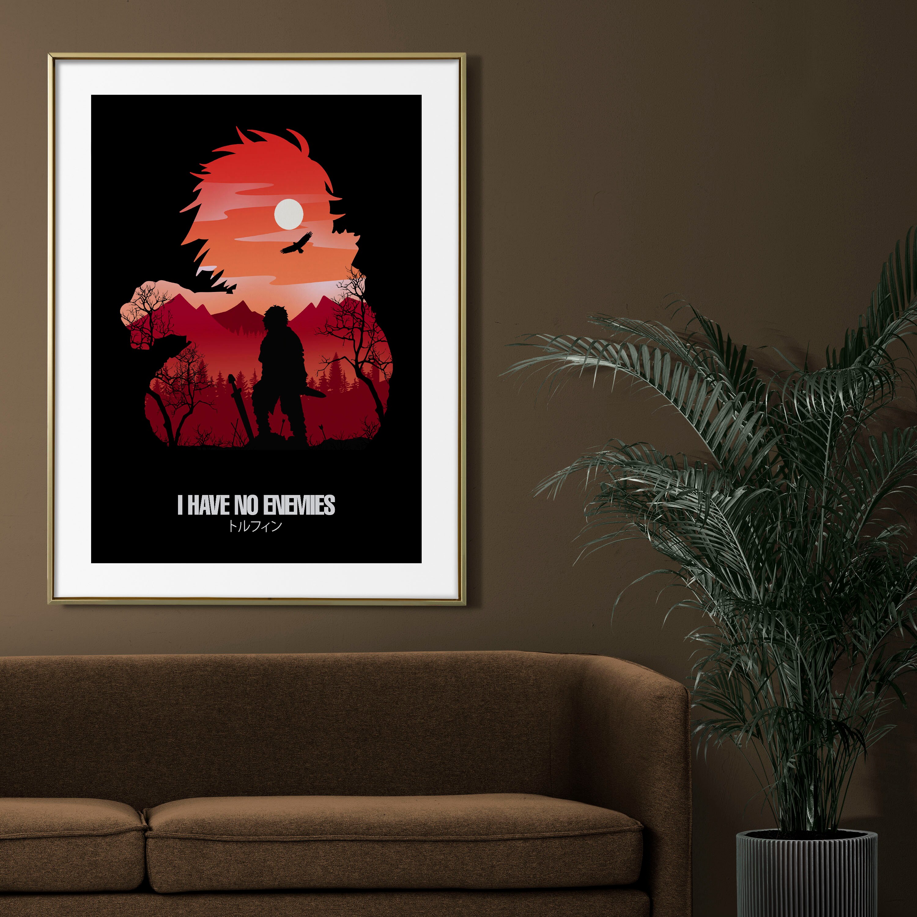 I Have No Enemies _ Anime Manga Poster _ Minimalist Anime Poster ...