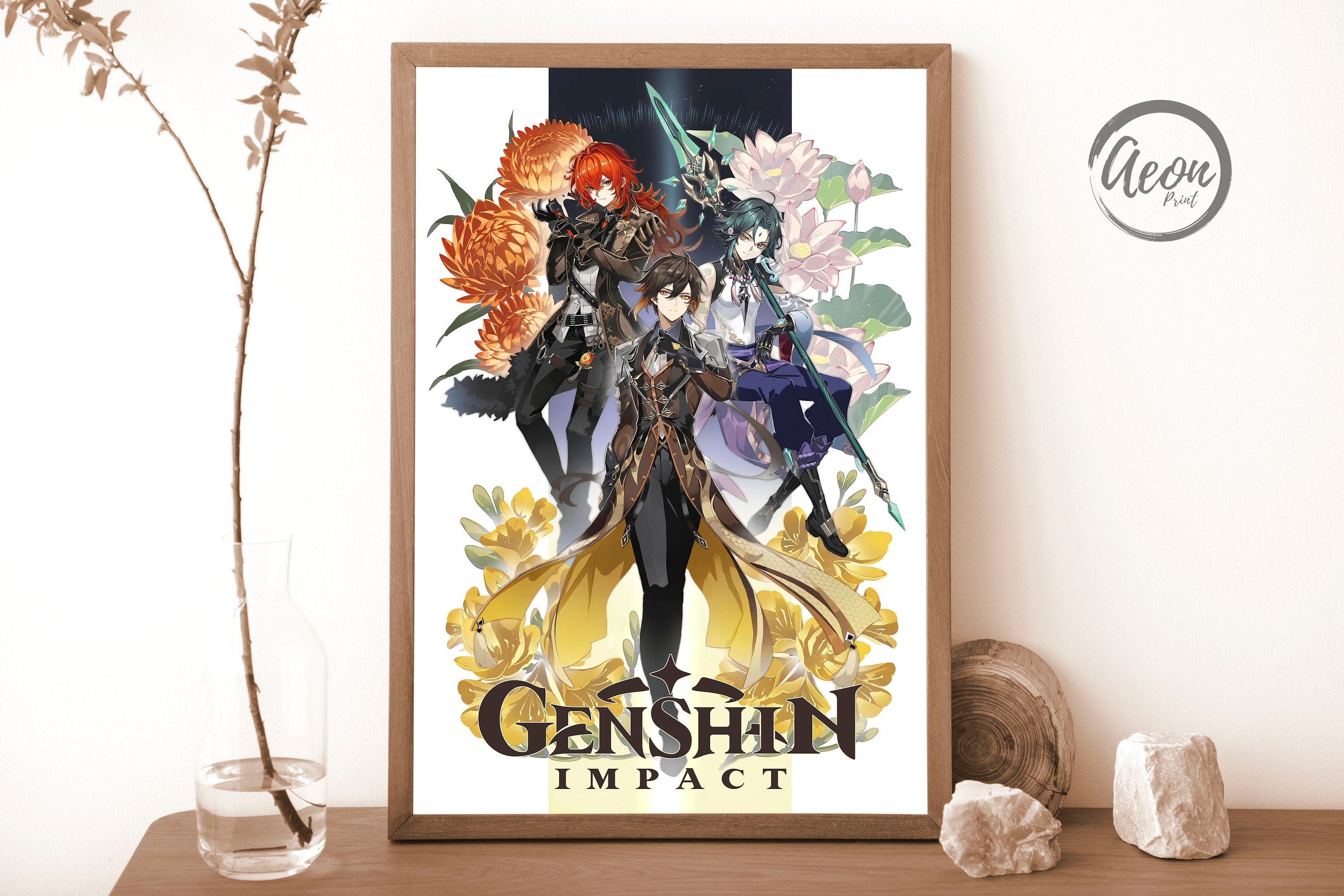 Anime Manga Video Game Poster _ Minimalist Anime Poster _ Minimalist ...
