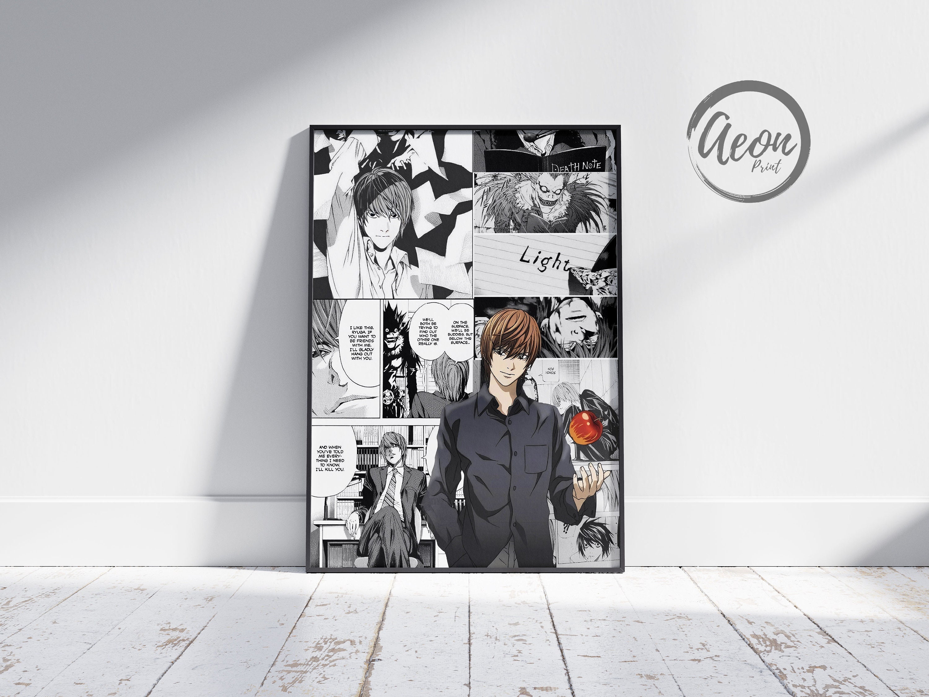 Anime Manga Character Poster _ Minimalist Anime Poster _ Minimalist ...