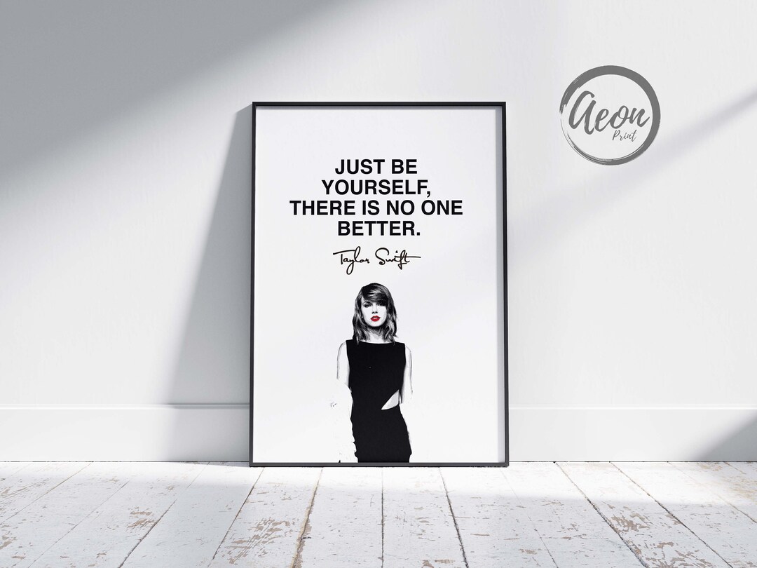 Just Be Yourself Poster _ Wall Art Printing _ Custom Poster _ Wall ...
