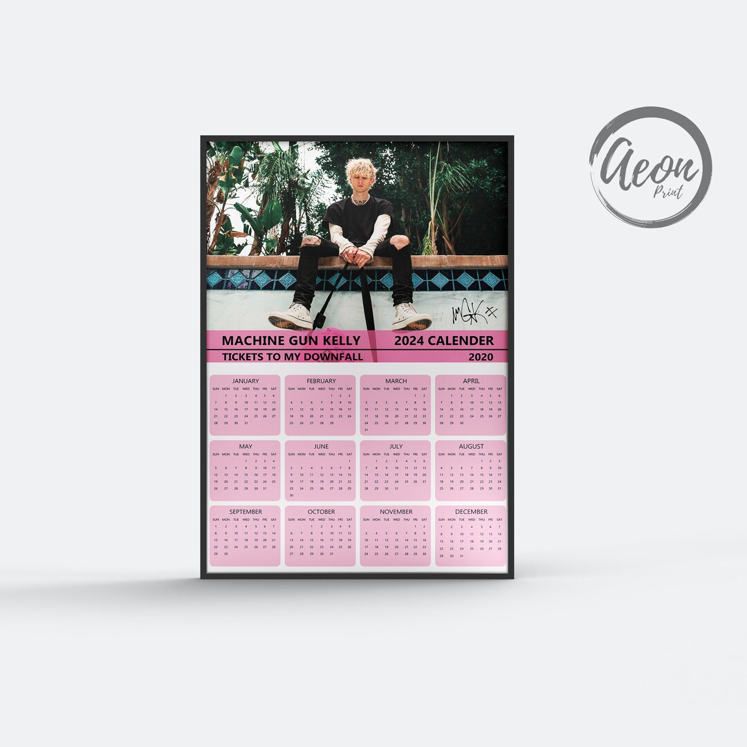 Album Poster Calendar_ Minimalist Album Calendar _ 2024 Wall Calendar ...