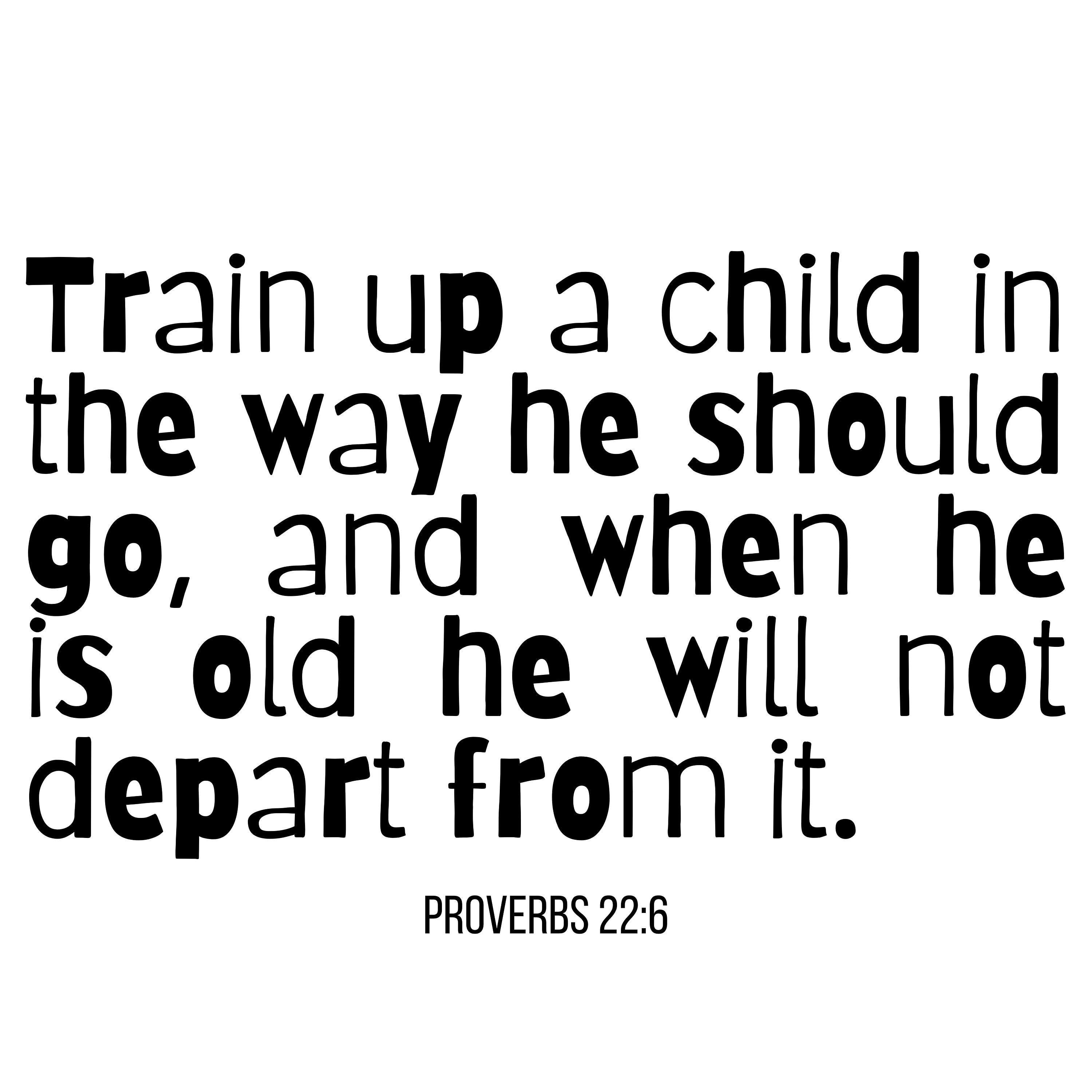 Child - Proverbs 22:6 | SVG PNG JPG Spiritual Bible Verses | Print on ...