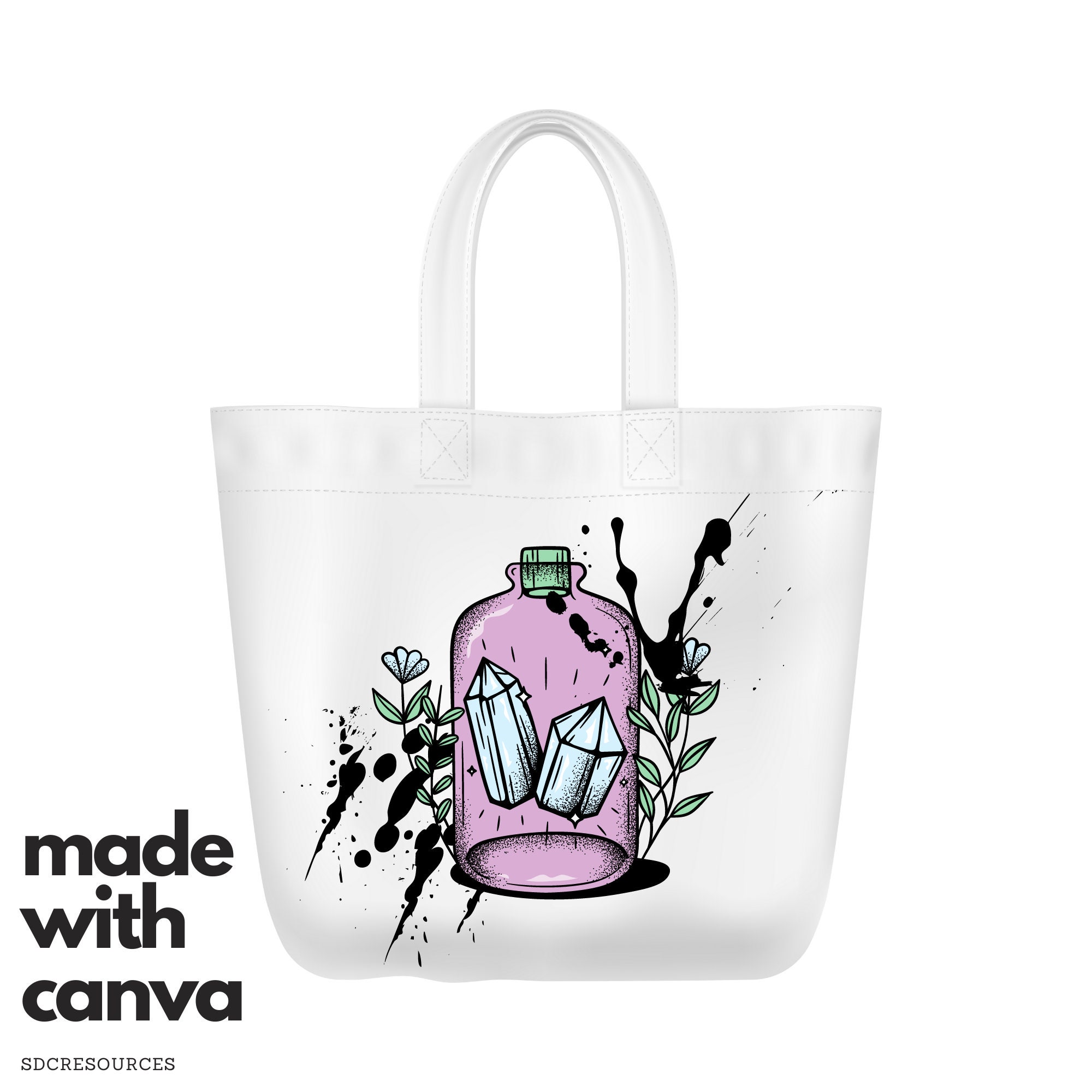 40 SVG Ink Splatter Files | Cricut Print on Demand Canva Instant ...