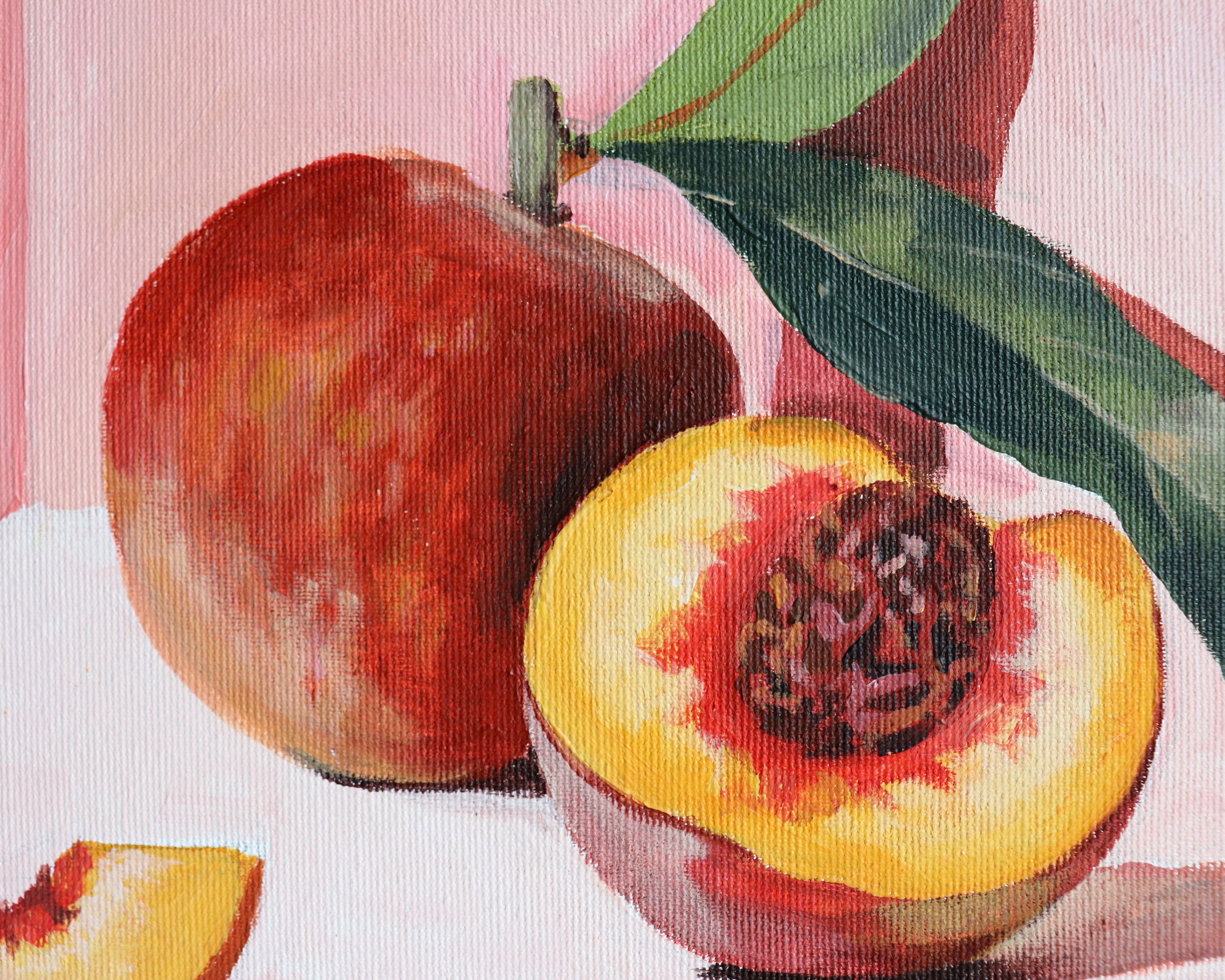 Peaches Acrylic Painting Original Art, Artwork - Etsy