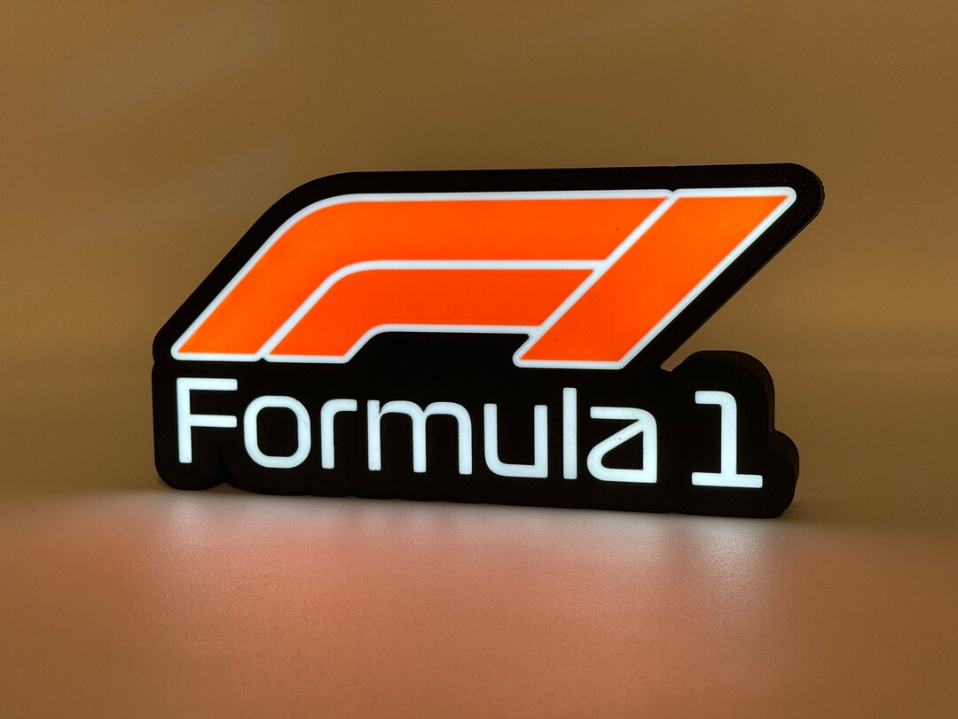 Formula 1 Light Box Decorative Formula One Lamp F1 Logo - Etsy
