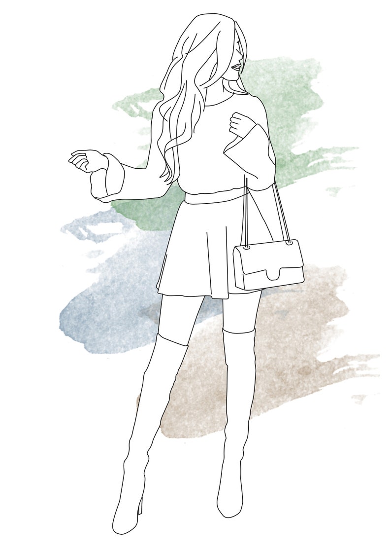 Custom Line Drawing Digital Line Art Drawing From Photo - Etsy