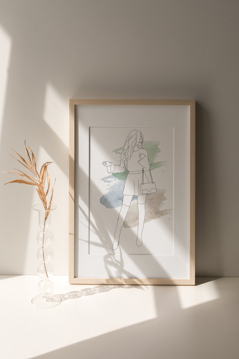 Custom Line Drawing Digital Line Art Drawing From Photo - Etsy