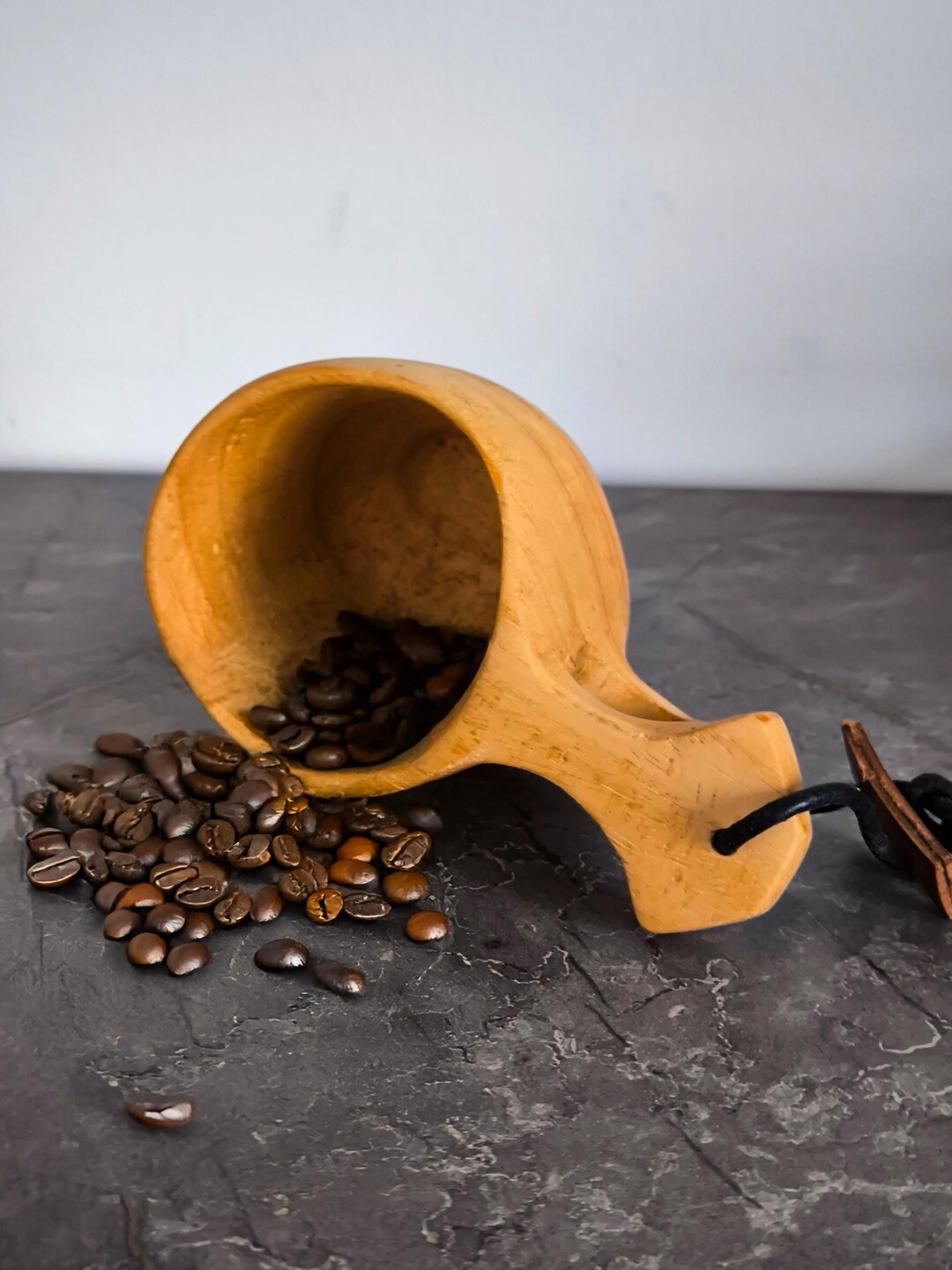 Rustic Hand Carved Kuksa Beautifully Crafted Wooden Mug, Perfect for ...