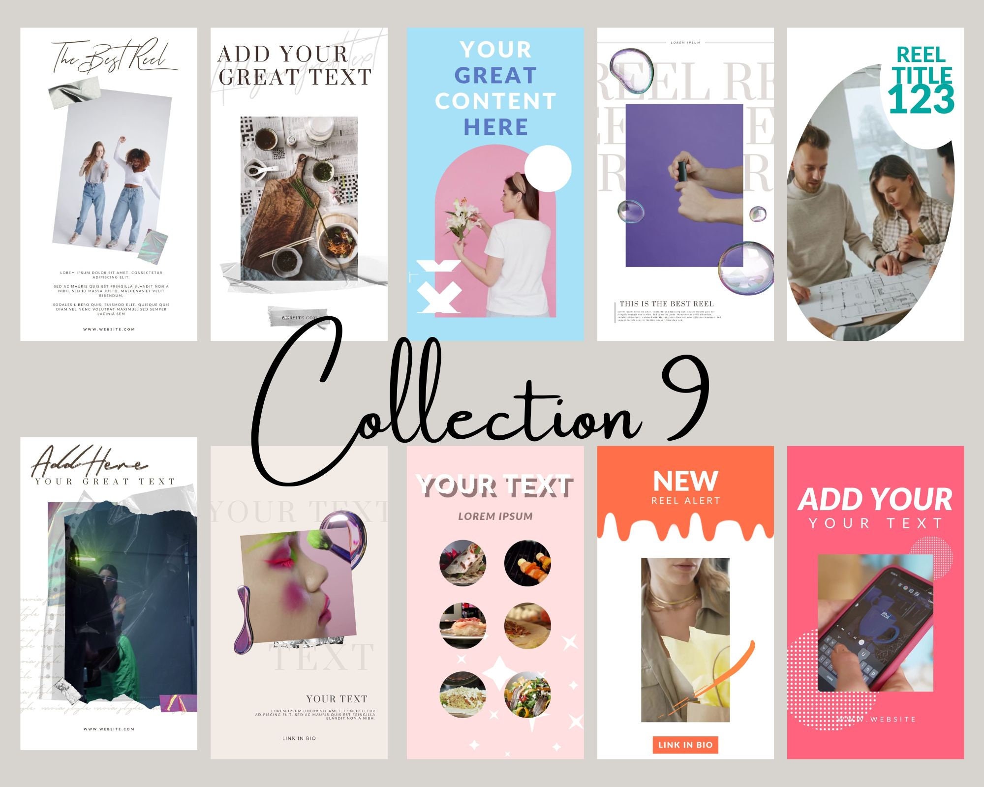 300+ Everyday Reel Template, Reel Template, Tiktok Template, Product ...