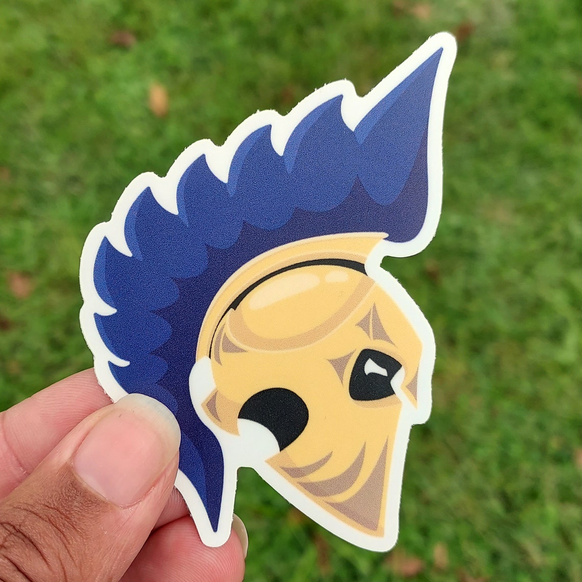 Trojan Helmet Sticker | Vinyl | Matte Finish - Etsy