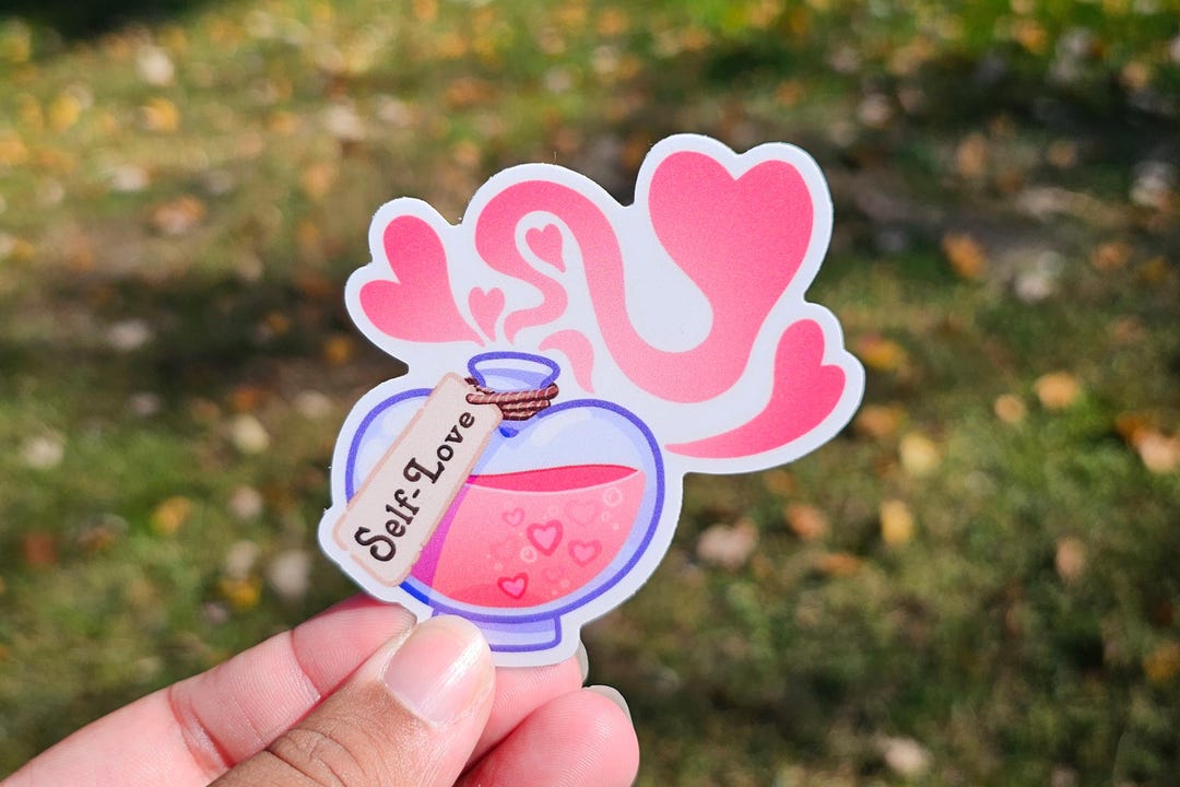 Self Love Potion Sticker | Empowering Elixirs | 3" - Etsy