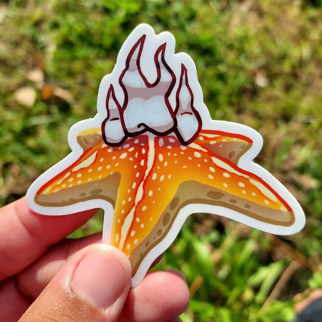 His Majesty, King Cavity | Creepy Aquatic Creatures | 3" Sticker - Etsy