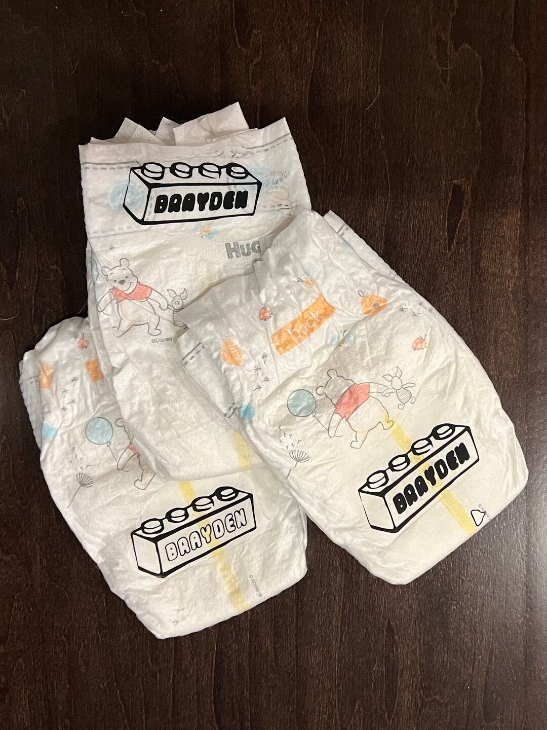Personalized Baby Name Diaper Pack - Etsy