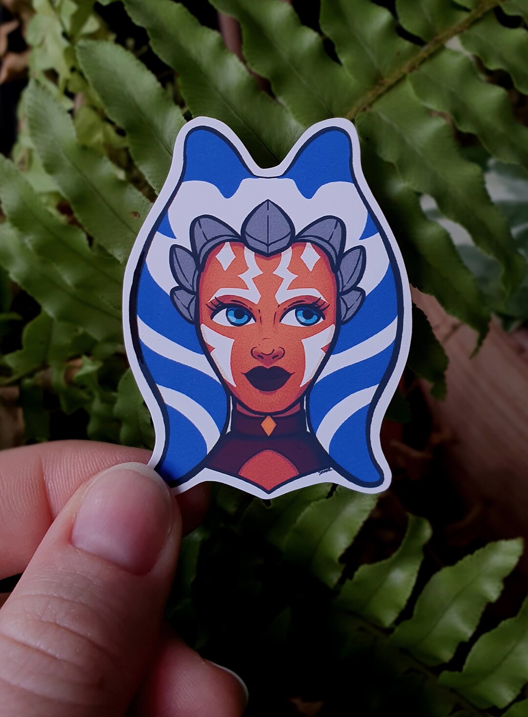 Ahsoka Tano Sticker 2 Sizes - Etsy