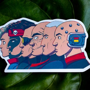 The Bad Batch Sticker || Matte || Omega, Hunter, Tech, Wrecker ...