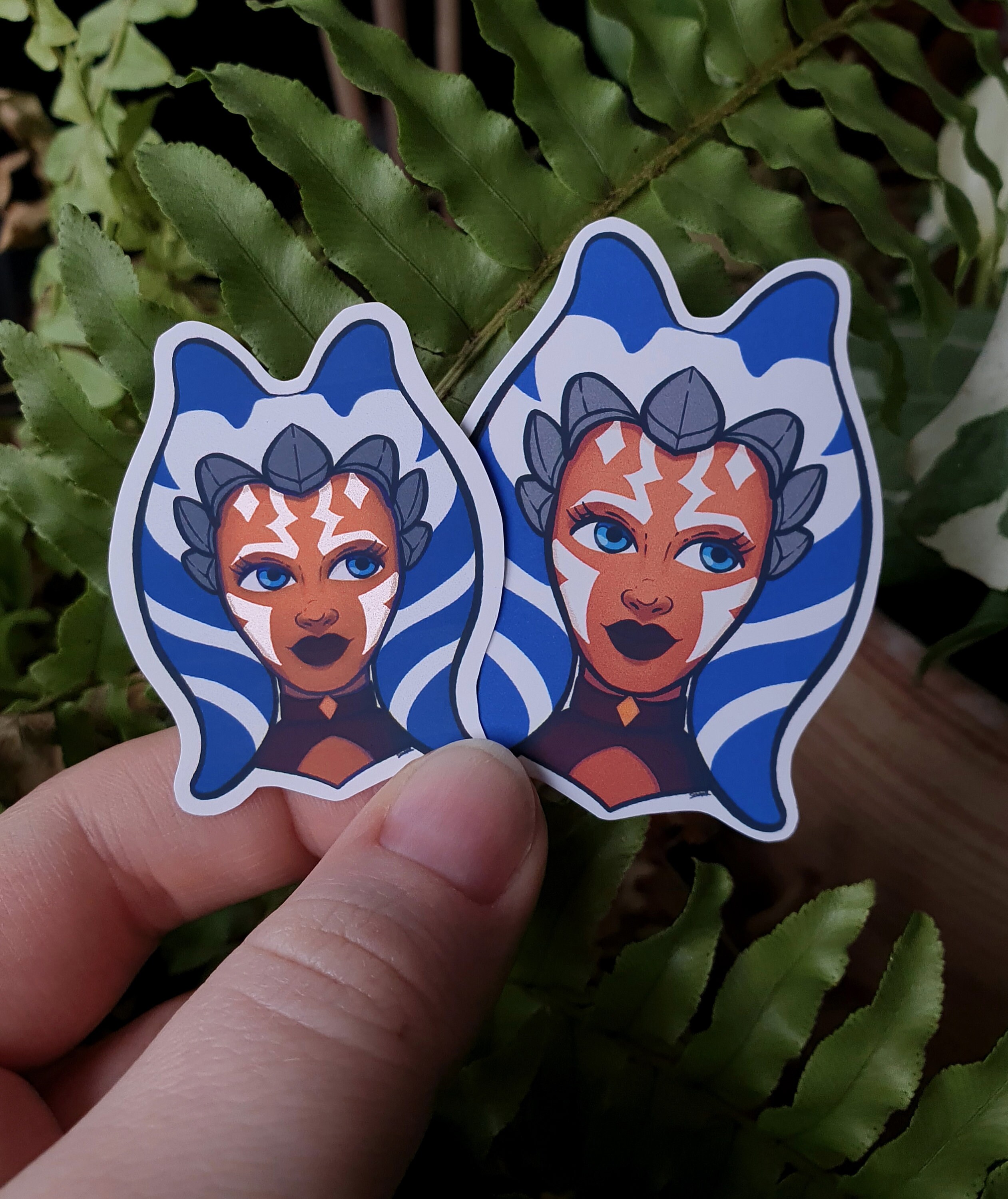 Ahsoka Tano Sticker 2 Sizes - Etsy
