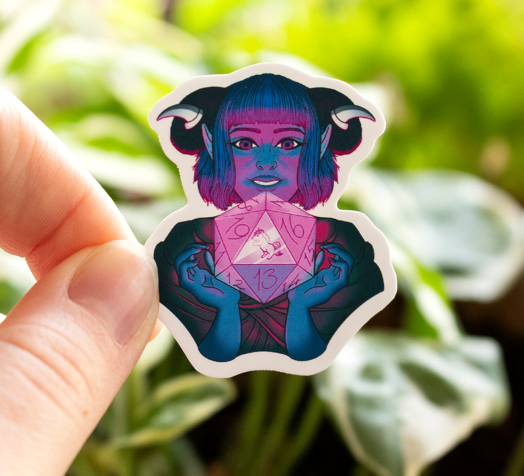 Jester Lavorre Sticker || D&D || Critical Role || Unicorn Dice - Etsy