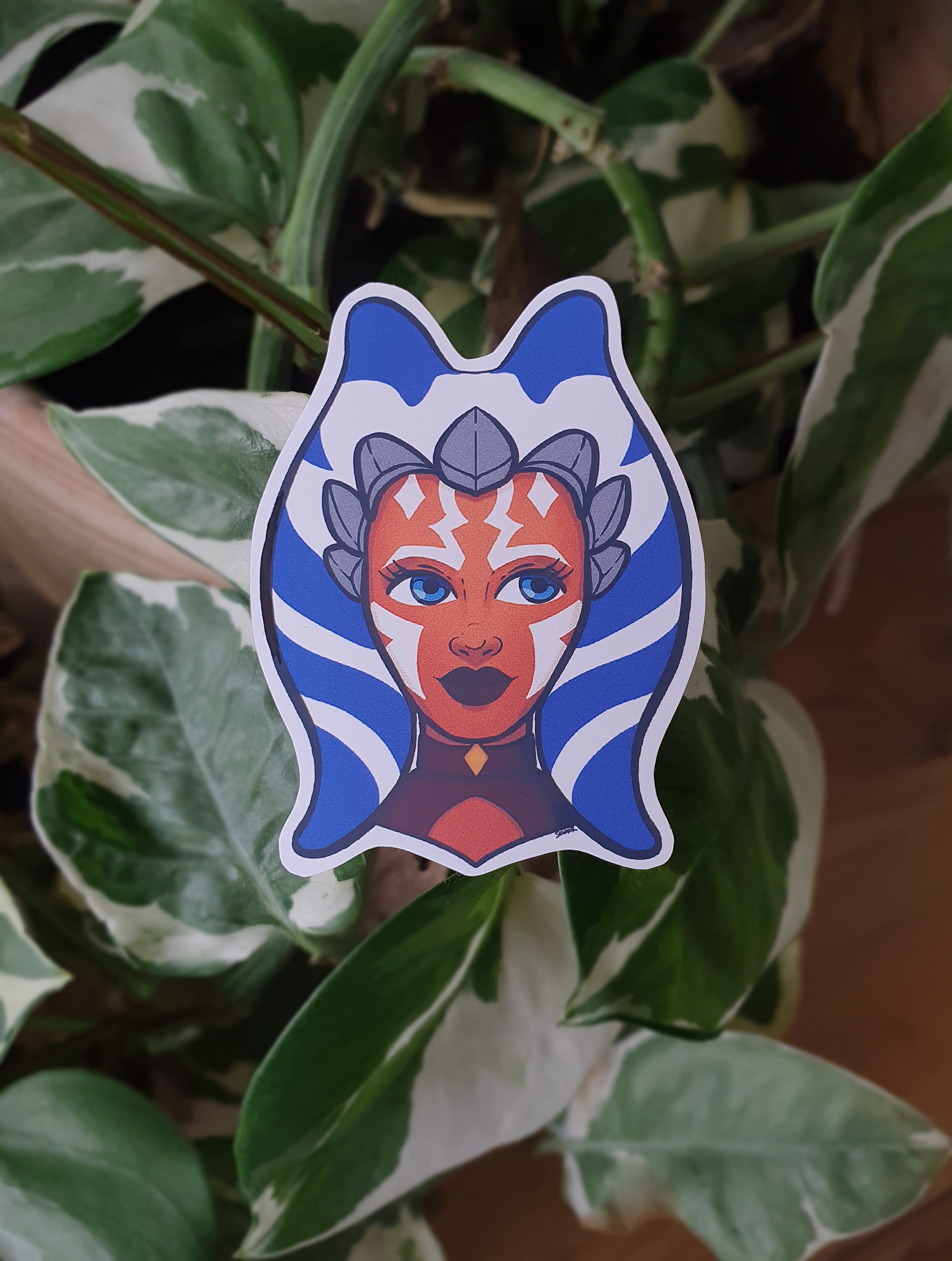 Ahsoka Tano Sticker 2 Sizes - Etsy