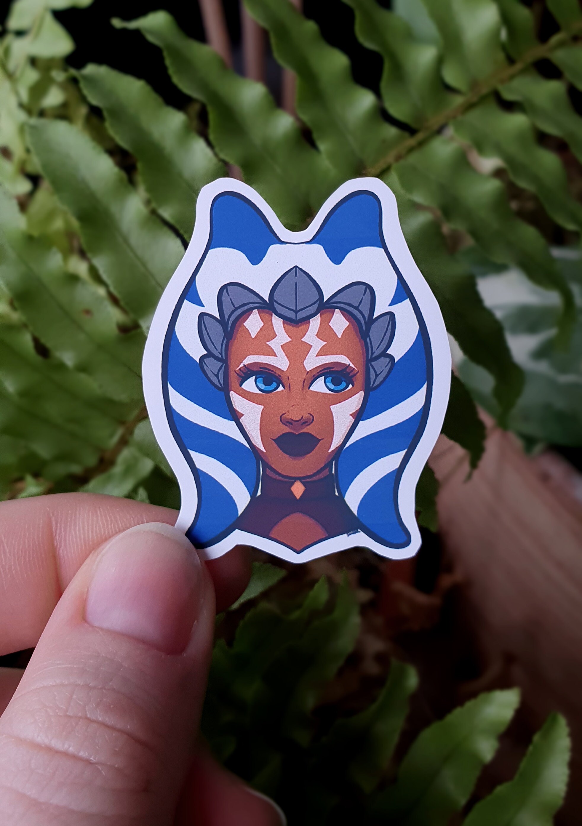 Ahsoka Tano Sticker 2 Sizes - Etsy