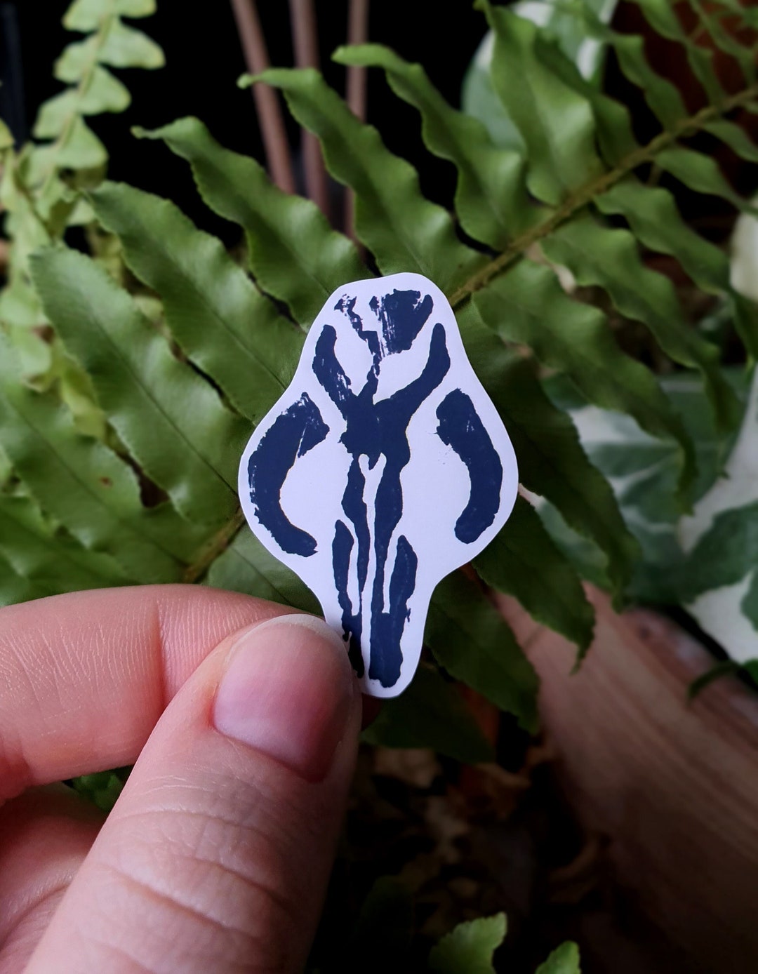 Mythosaur Skull Sticker || Matte || the Mandalorian - Etsy