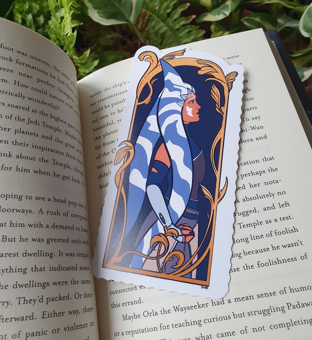 Ahsoka Bookmark - Etsy