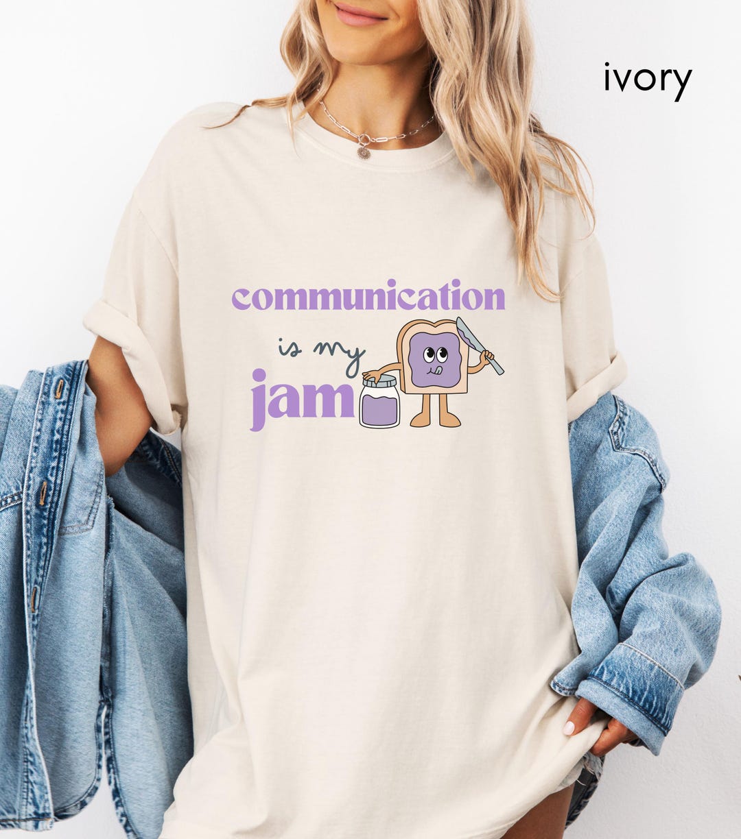 Communication is My Jam Aac Shirt,communication,ot Teacher,slpa Shirt ...