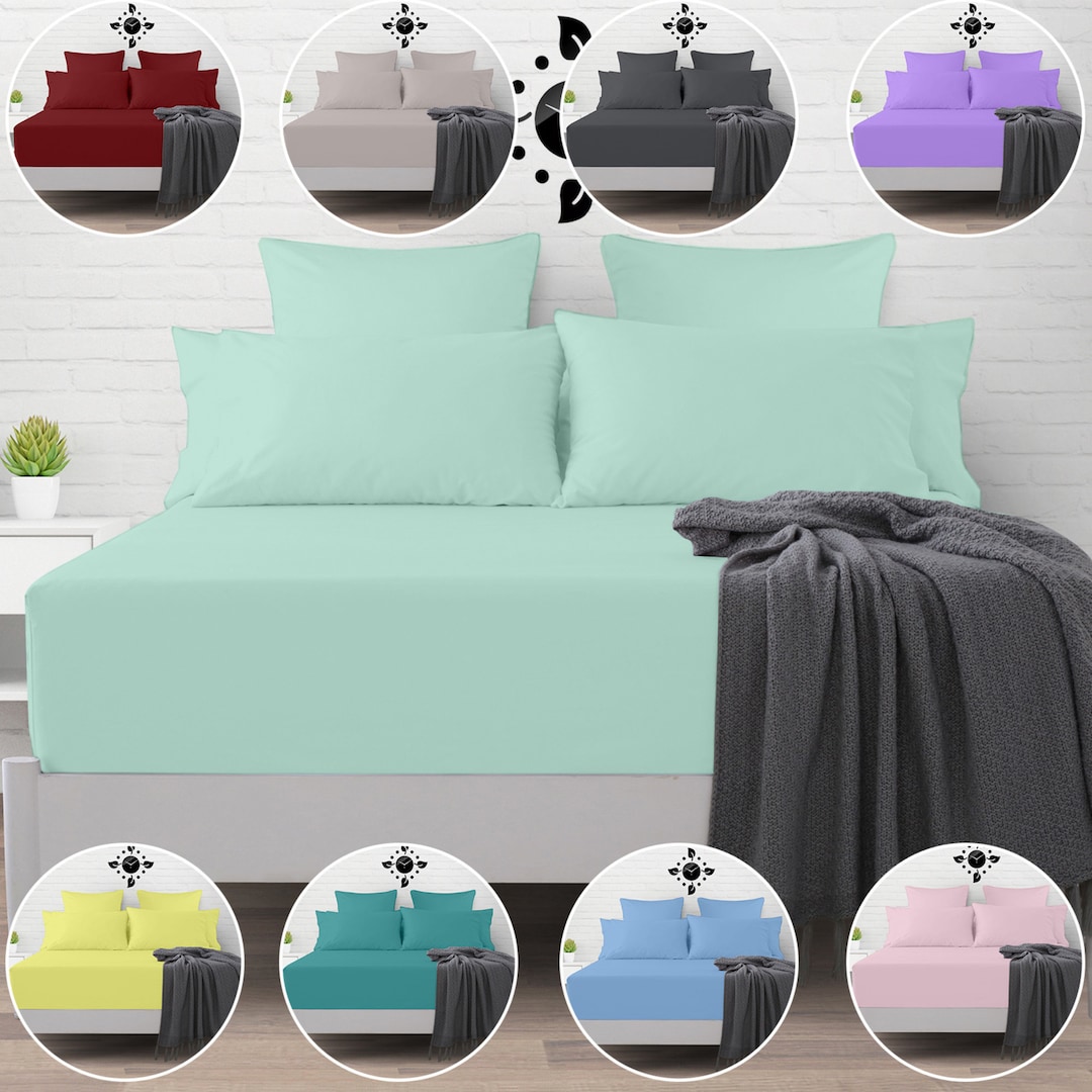 Extra Deep Egyptian Cotton Fitted Sheet: 400 Thread Count - Etsy UK