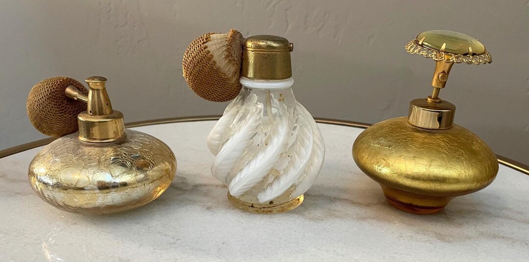 3 Vintage Devilbiss Perfume Bottles Atomizers - Etsy