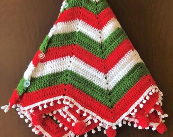 Granny Ripple Tree Skirt Crochet Pattern - Etsy
