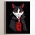 Printable Halloween Cat Wall Art, Spooky Cat Digital Art, Cat Lover ...
